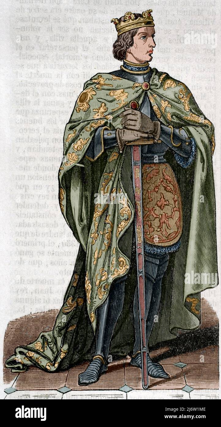 Pierre I de Castille (1334-1369) a appelé le cruel ou le juste. Roi de ...