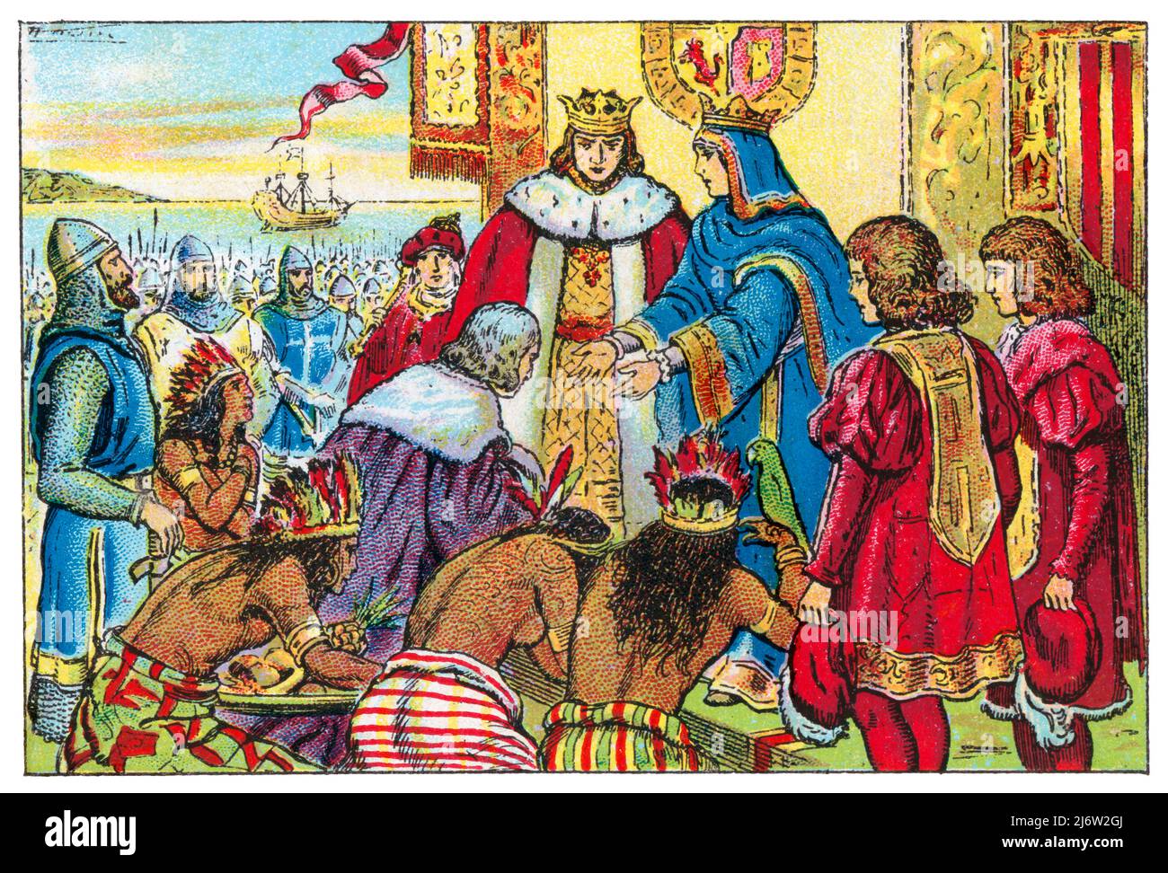 Historia de Catalunya. Llegada de Cristóbal Colón (1451-1506 ...