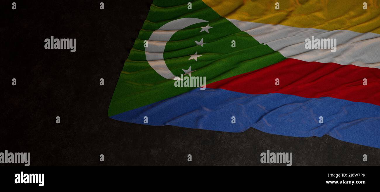 Drapeau de comores Banque de photographies et d’images à haute ...