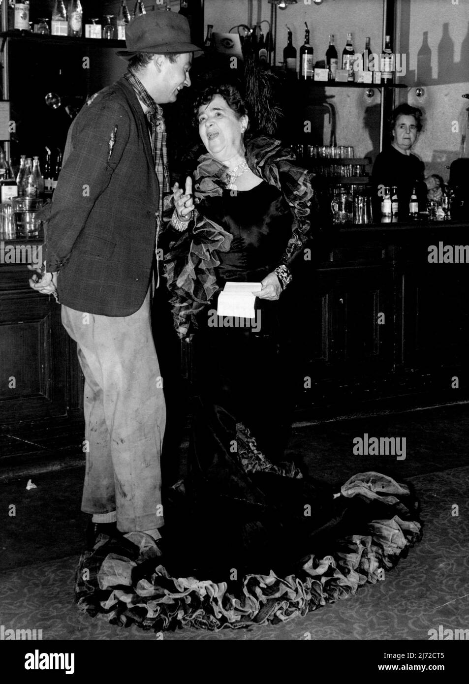 Le fabuleux Elsa - Miss Maxwell avec Peter Ward pendant la répétition ...