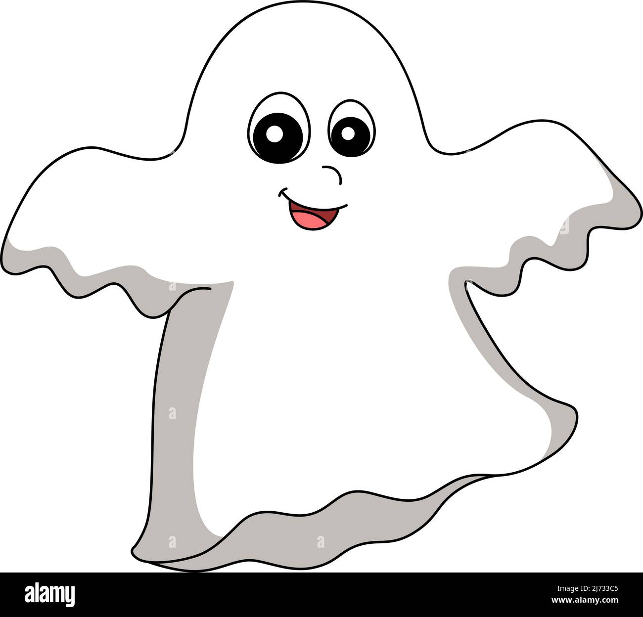 Ghost cartoon Banque d'images vectorielles - Alamy
