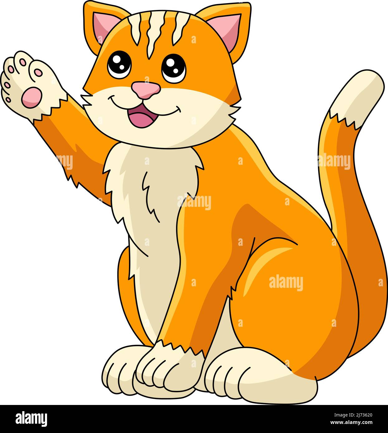 Gato de dibujos animados clipart Banque de photographies et d’images à ...