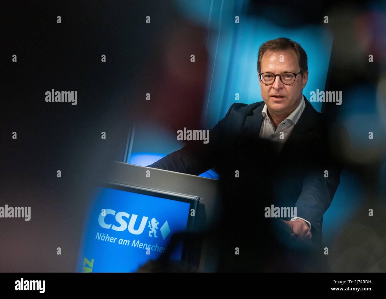 06 mai 2022, Bavière, Munich : le nouveau secrétaire général du CSU ...