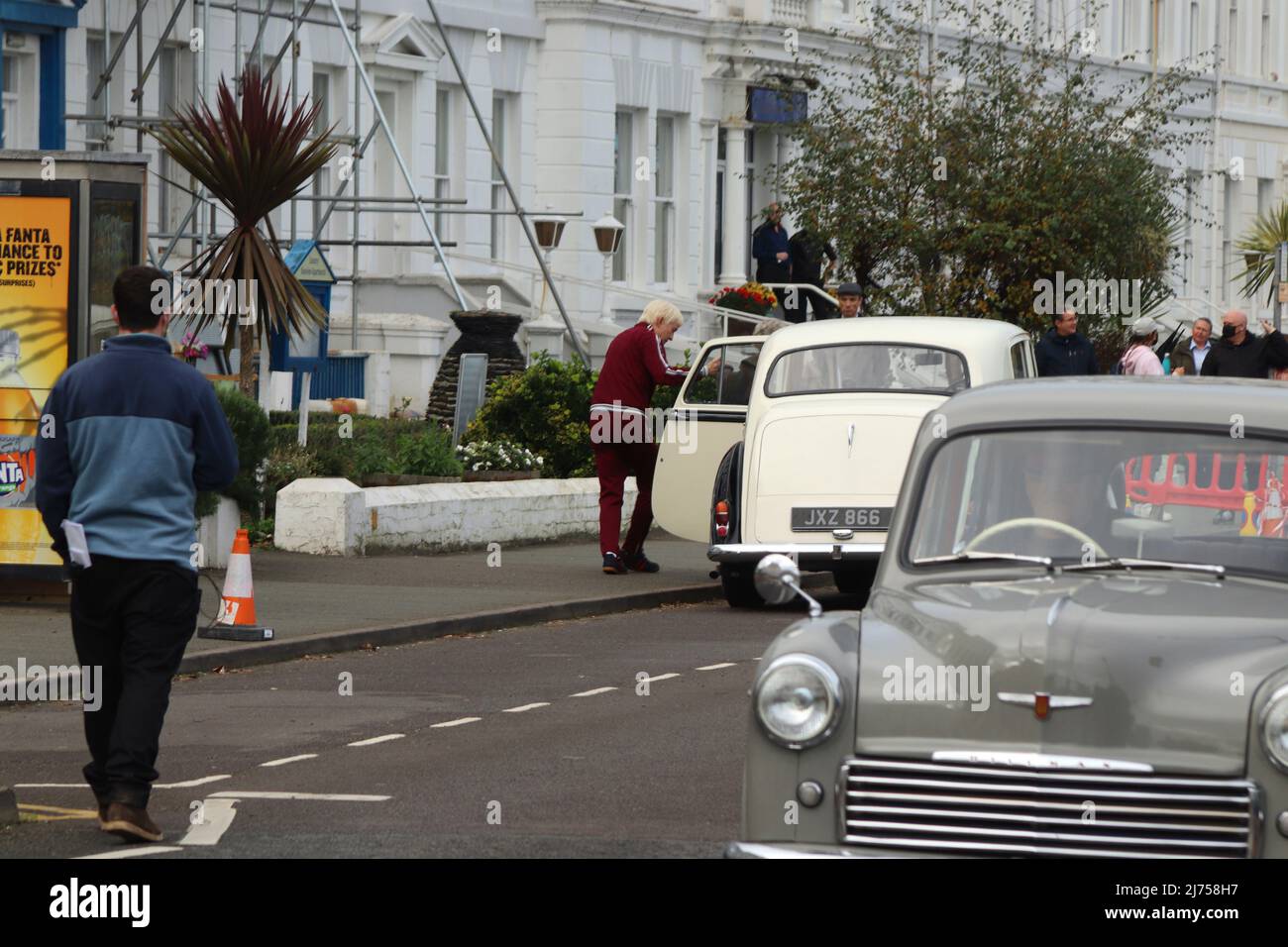 L'acteur Steve Coogan est en train de filmer un mini-drame en quatre ...