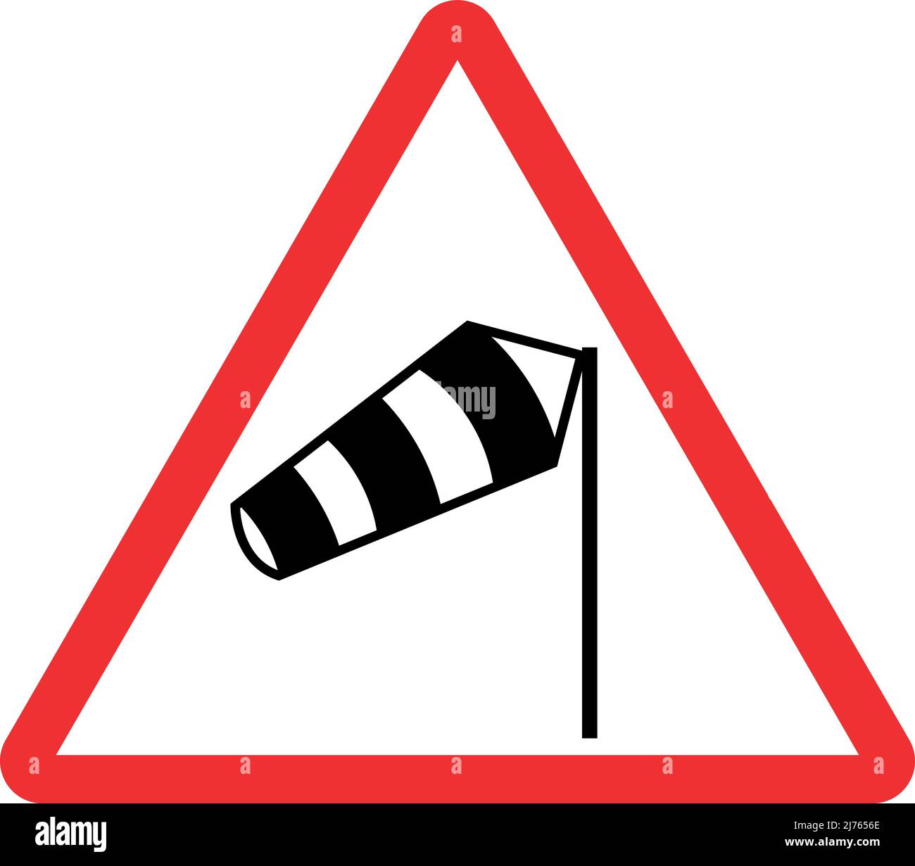 Symboles de danger triangle rouge Banque d'images vectorielles - Alamy