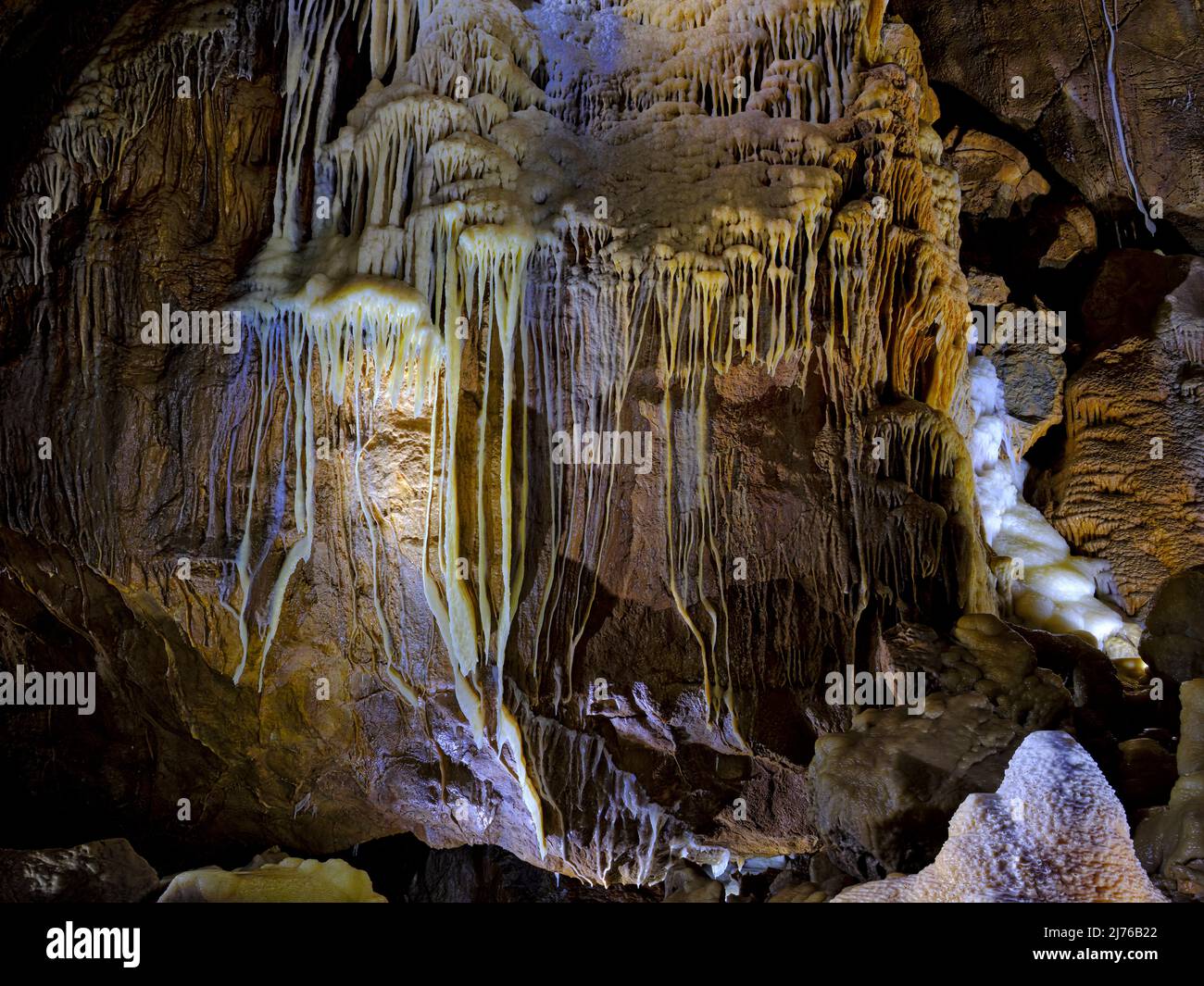 Histoire de la grotte et du bassin Banque de photographies et d’images ...