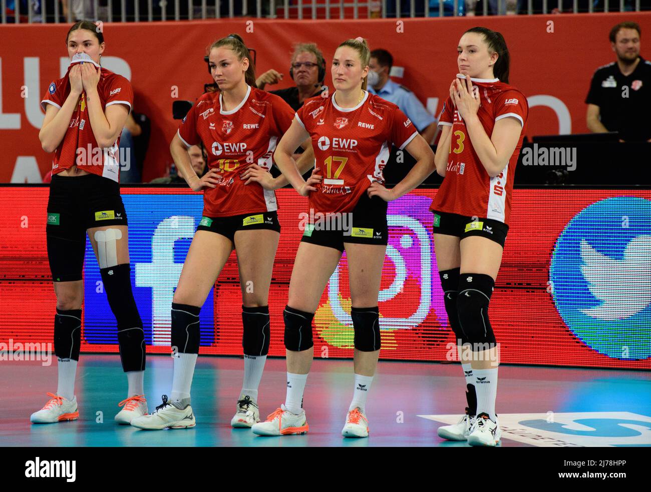 06 mai 2022, Brandebourg, Potsdam: Volley-ball, femmes: Bundesliga, SC Potsdam - MTV Stuttgart ...