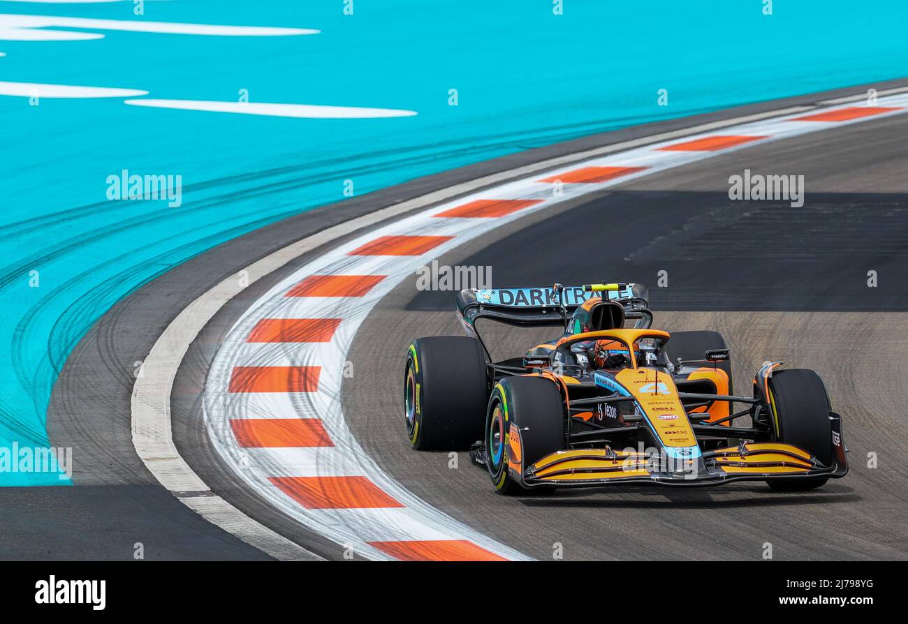 Miami International Autodrome, Miami, États-Unis le 6 mai 2022 Lando ...