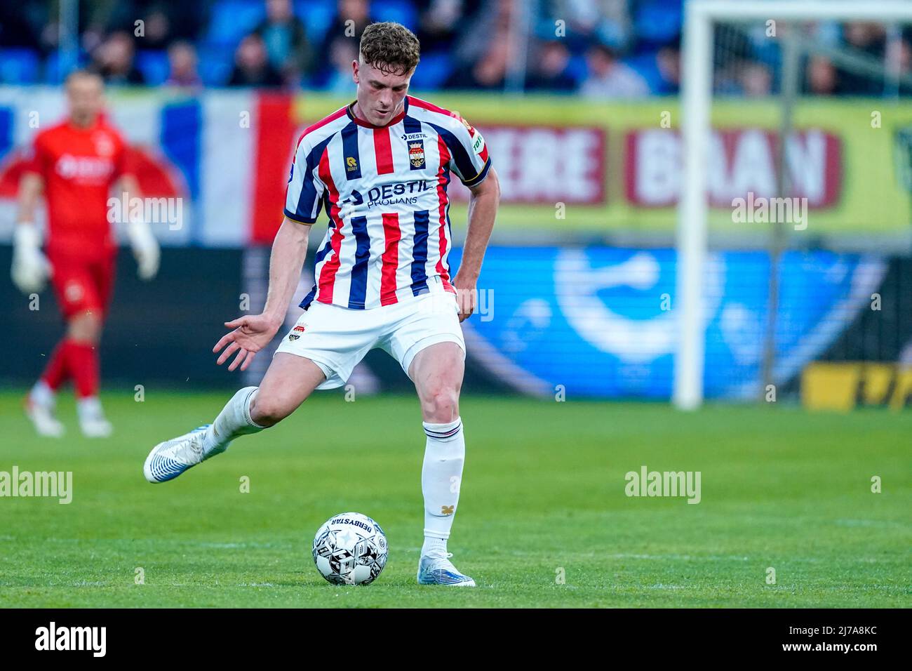 TILBURG, PAYS-BAS - 7 MAI : Wessel Dammers of Willem II pendant le ...
