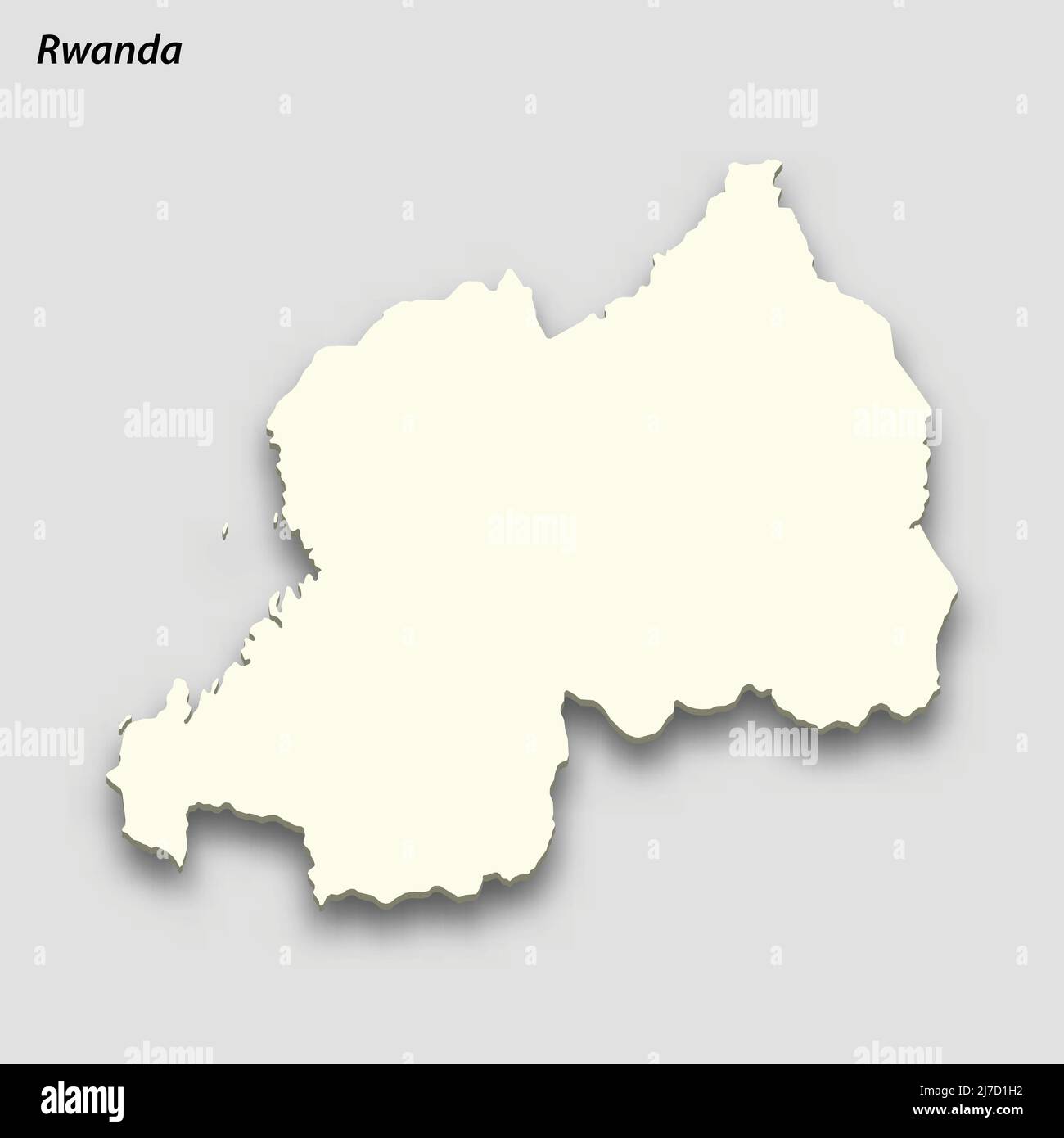 Carte du rwanda Banque d'images vectorielles - Page 2 - Alamy