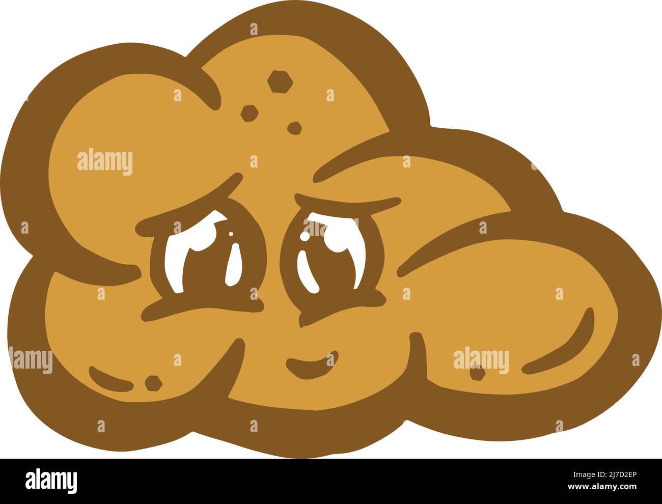 Dessin animé Poo humain ou chien personnage de Poo Illustration Vector ...