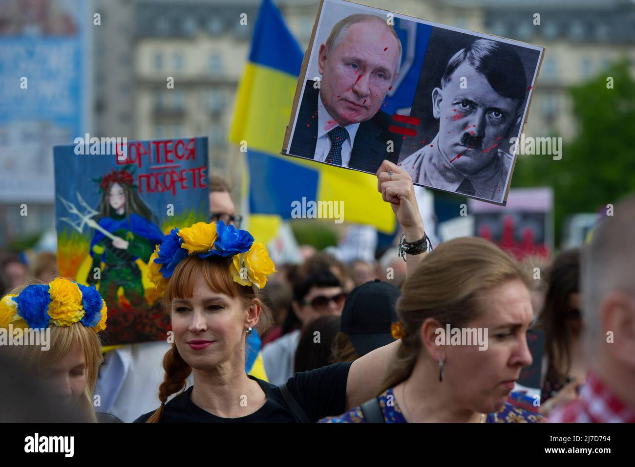 Signe de hitler poutine Banque d'image et photos - Alamy