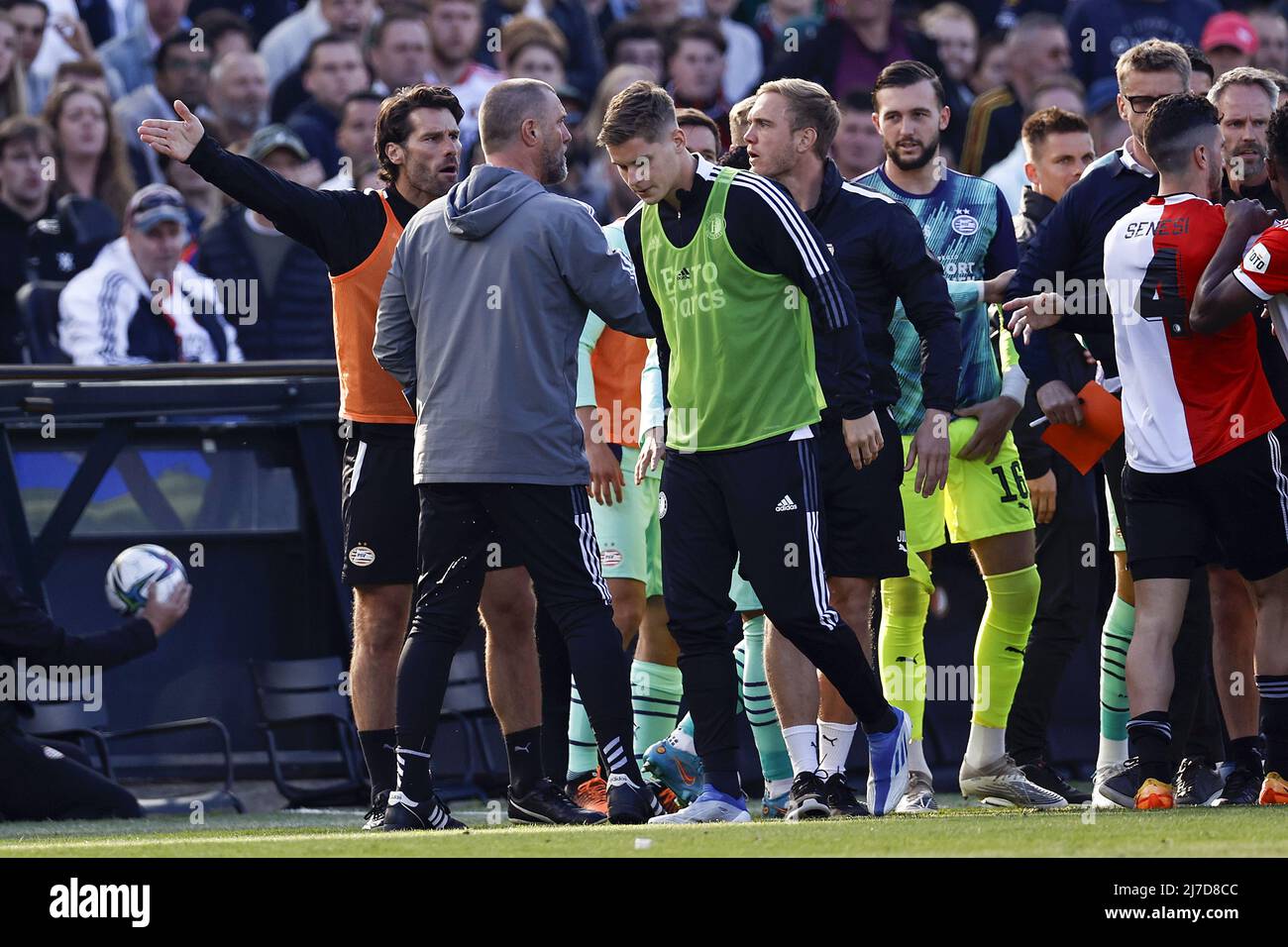 Rotterdam, pays-Bas, le 8 mai 2022 ROTTERDAM - (lr) John de Wolf ...