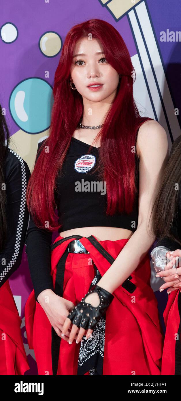 8 mai 2022 - Séoul, Corée du Sud : Shen Xiaoting de Chine, K-Pop girl group Kep1er, est arrivé à ...