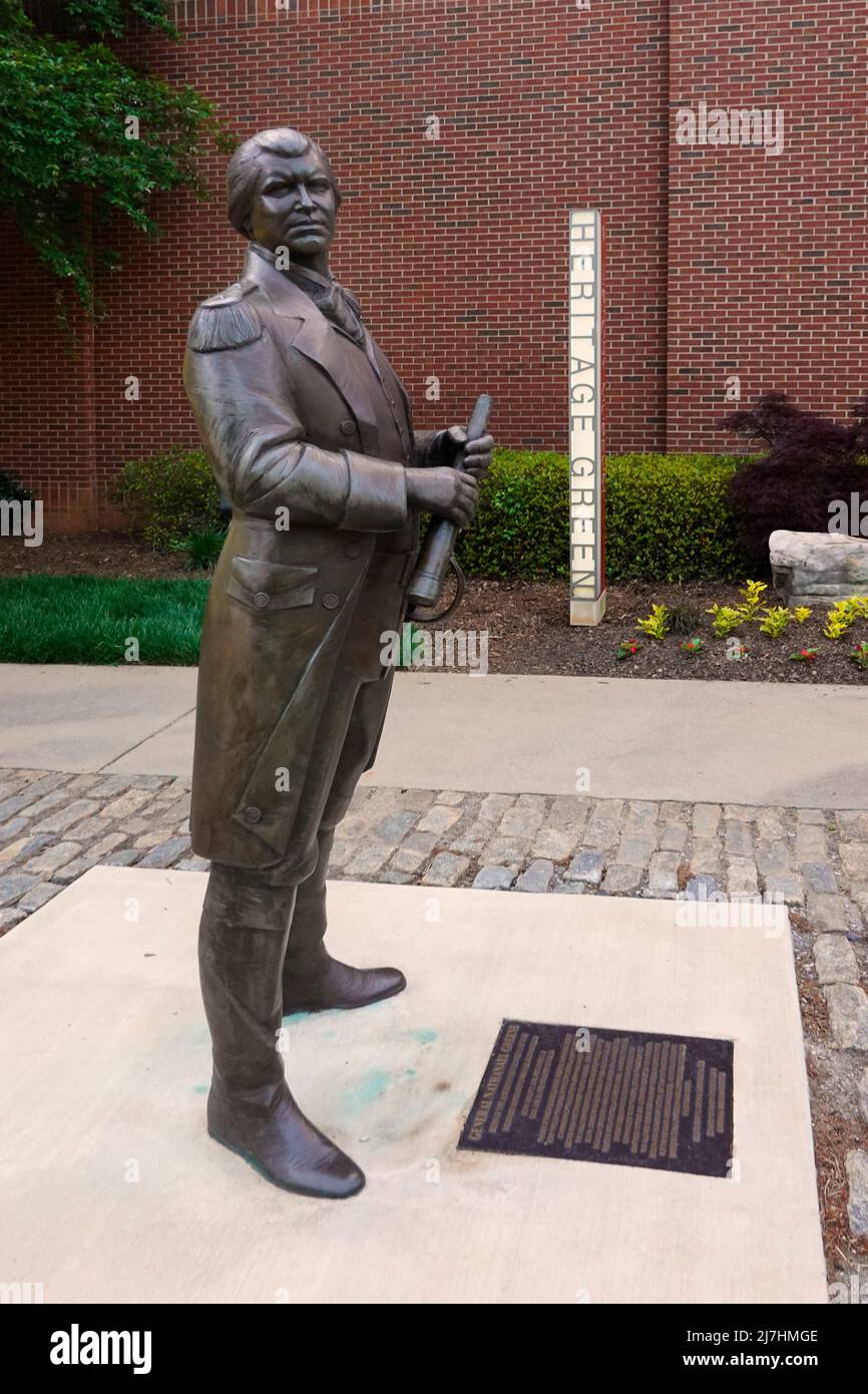 Sculpture de statue de nathanael greene Banque de photographies et d ...