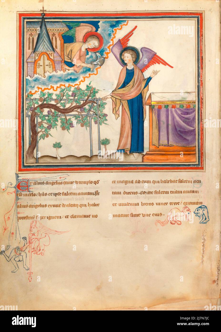 Les cloîtres Apocalypse ca. 1330 - l'Apocalypse, ou Livre de l ...