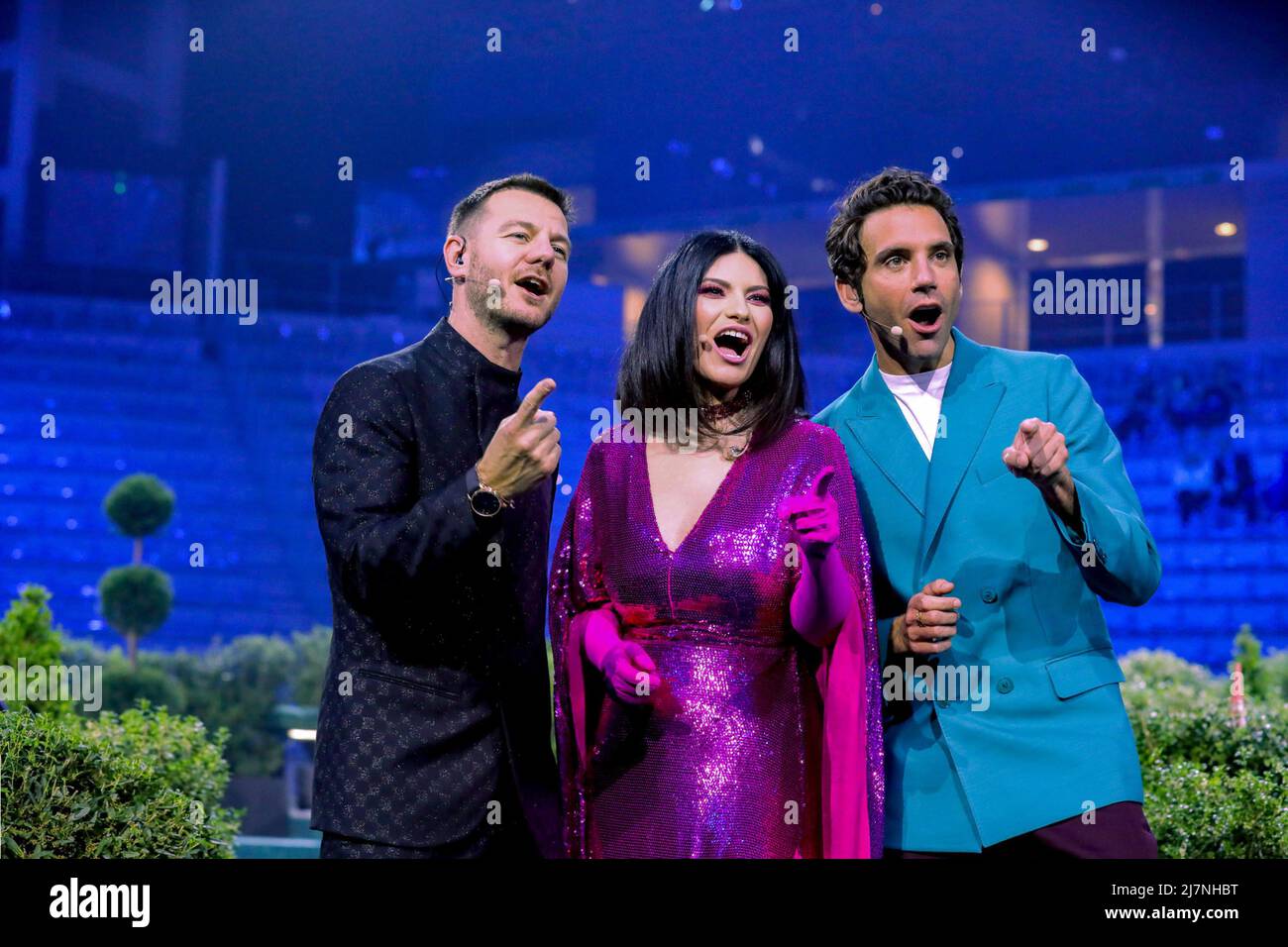 10 mai 2022, TURIN: Chefs d'orchestre présentateur de télévision et de ...