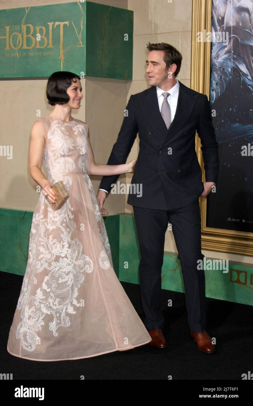 Evangeline lilly lee pace the hobbit Banque de photographies et d ...