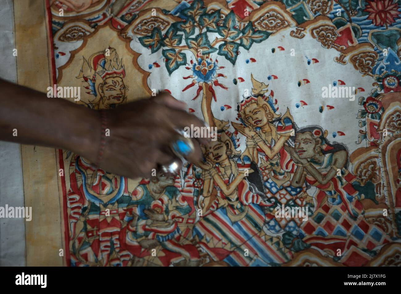 Kamasan wayang painting Banque de photographies et d’images à haute ...