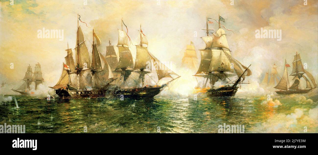 Battle of lake erie Banque de photographies et d’images à haute ...