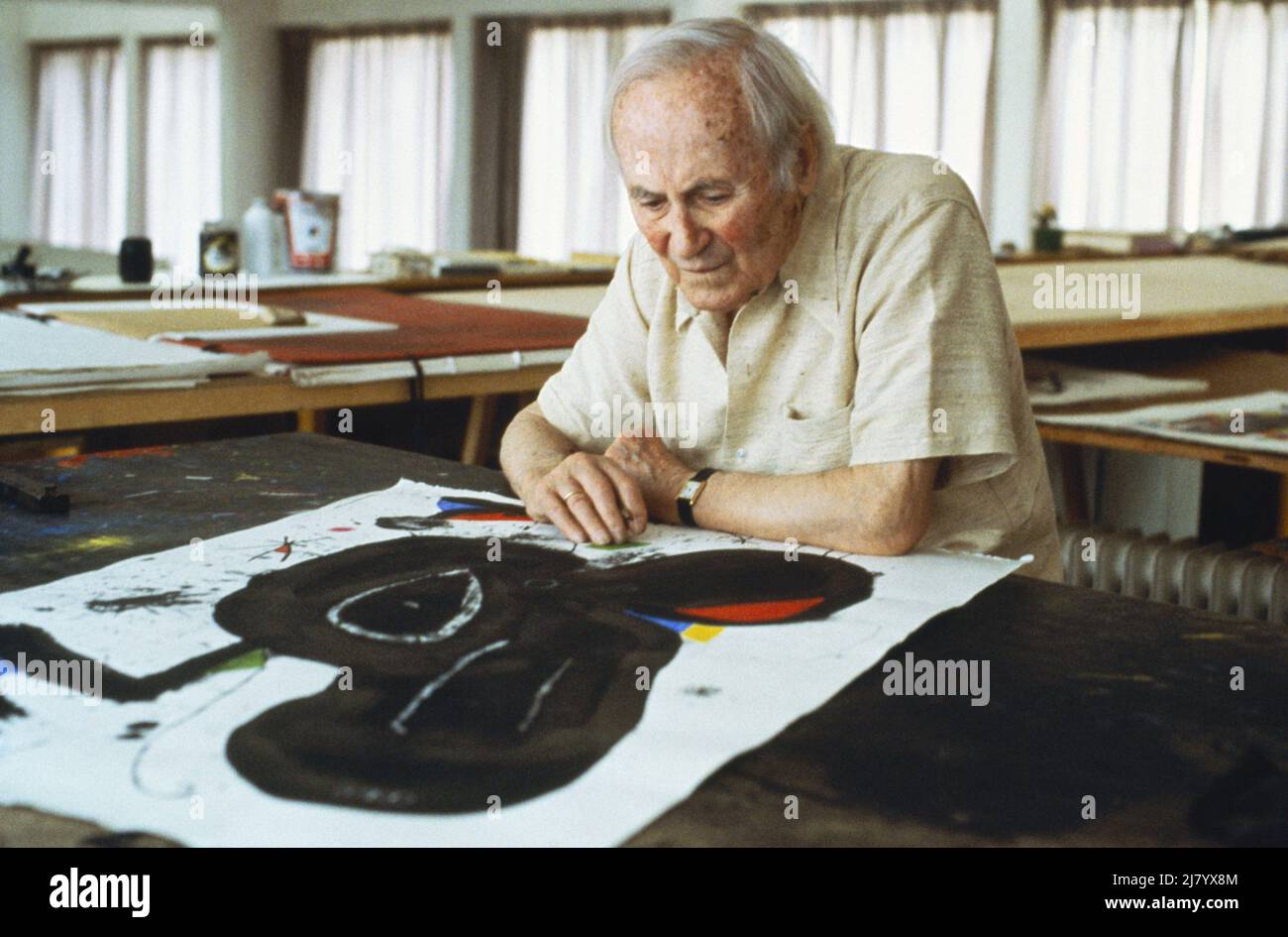 Joan miro studio Banque de photographies et d’images à haute résolution ...