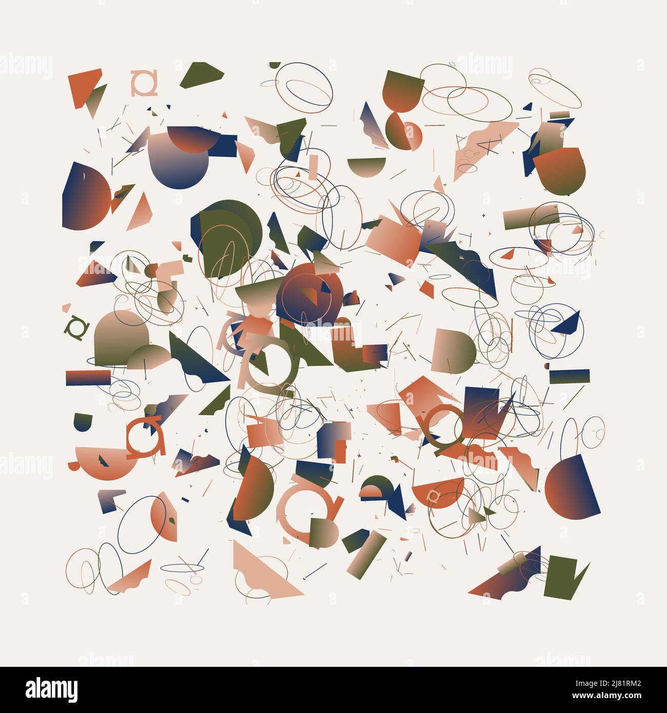 Conception graphique vectorielle abstraite réalisée selon une approche ...