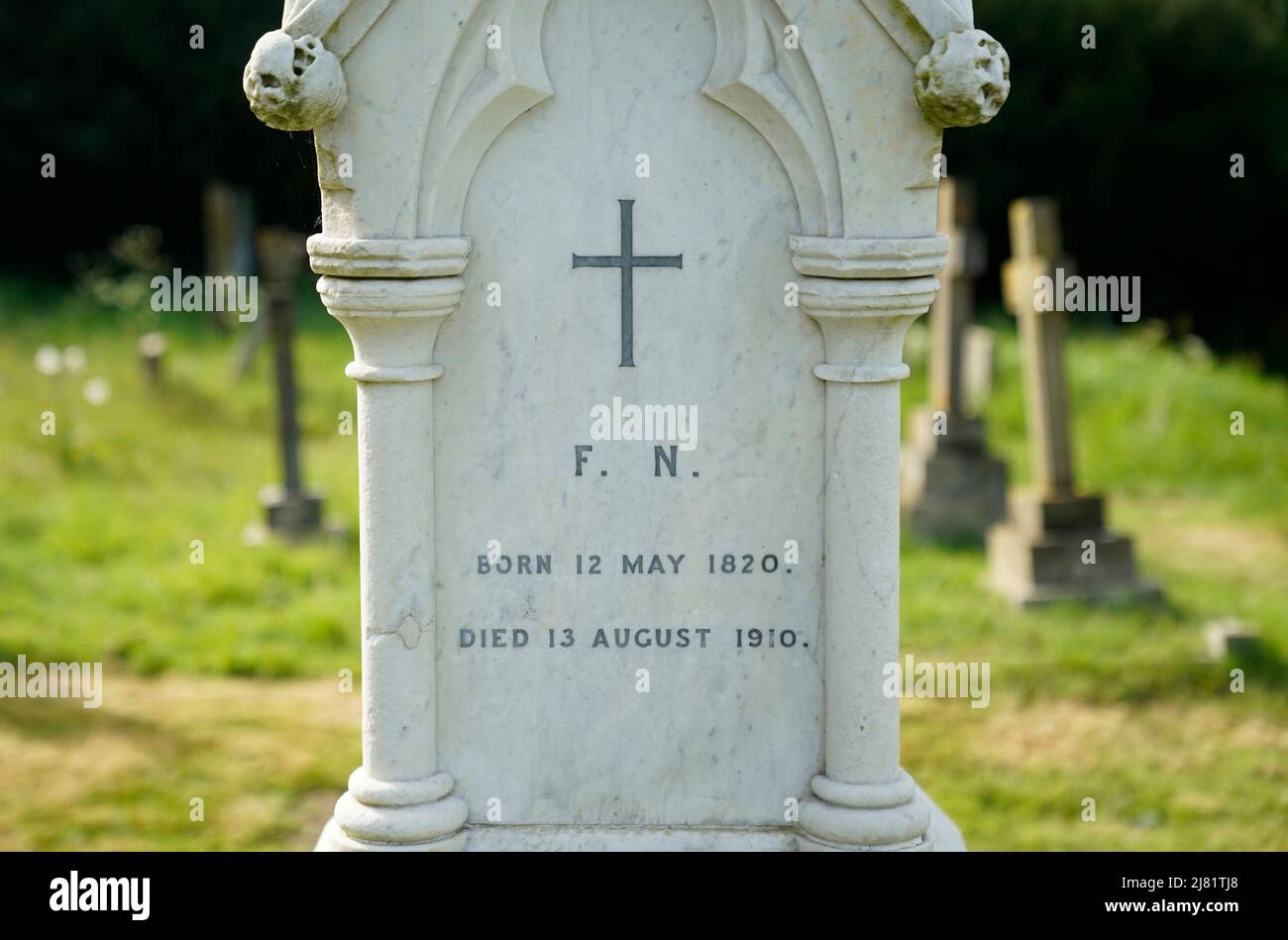 La tombe de la famille nightingale Banque de photographies et d’images ...