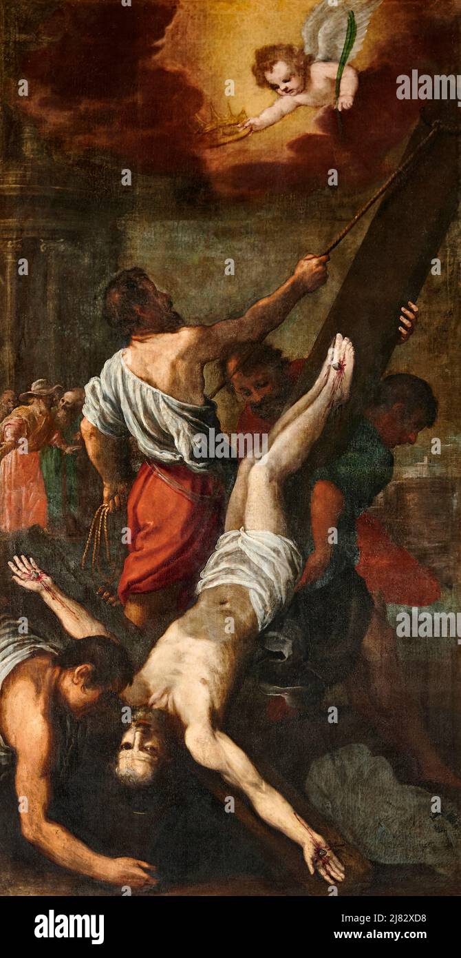 Crocifissione di san pietro Banque de photographies et d’images à haute ...