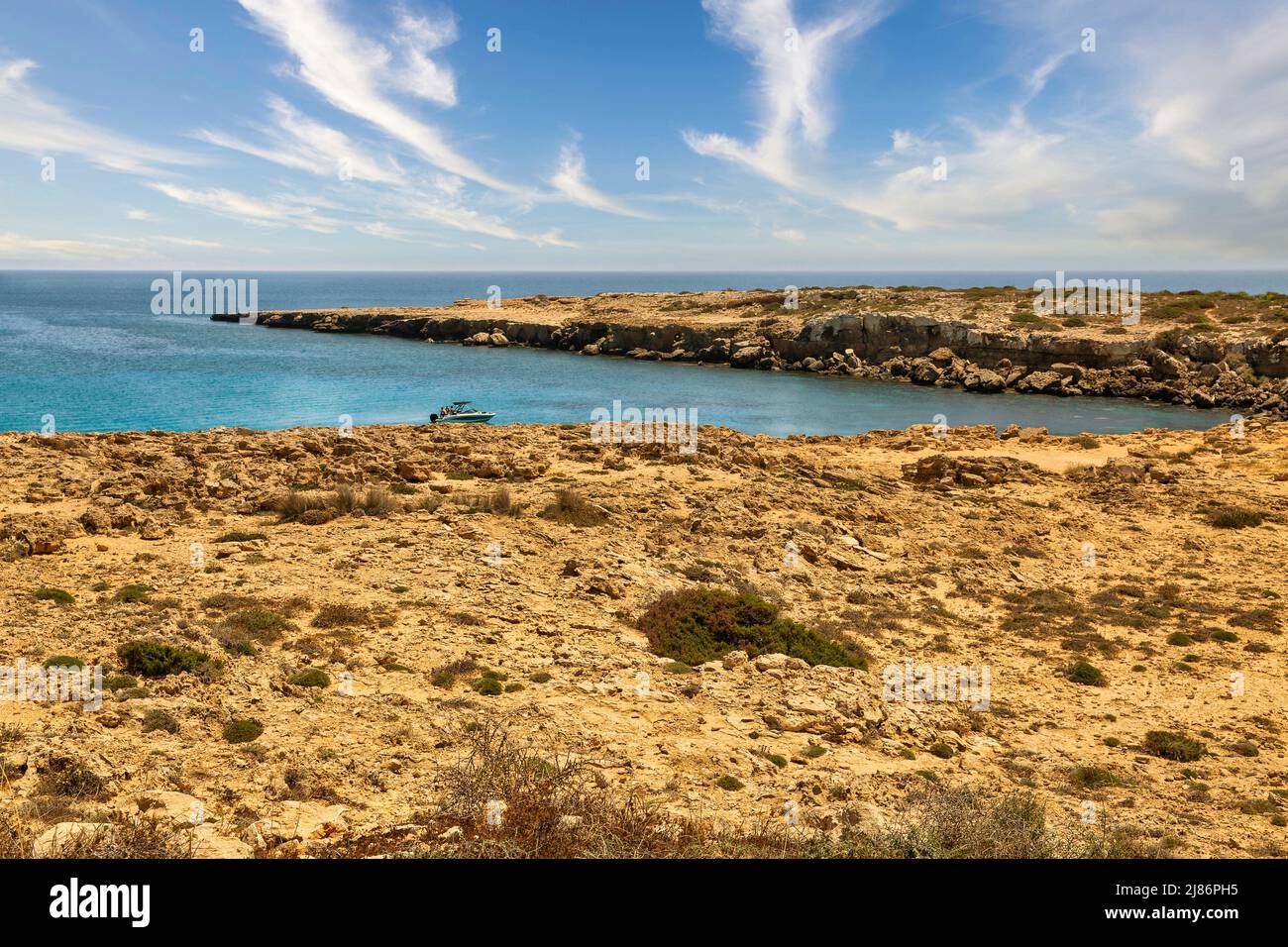 Parc de la péninsule du Cap Greco, Chypre. C'est une péninsule ...