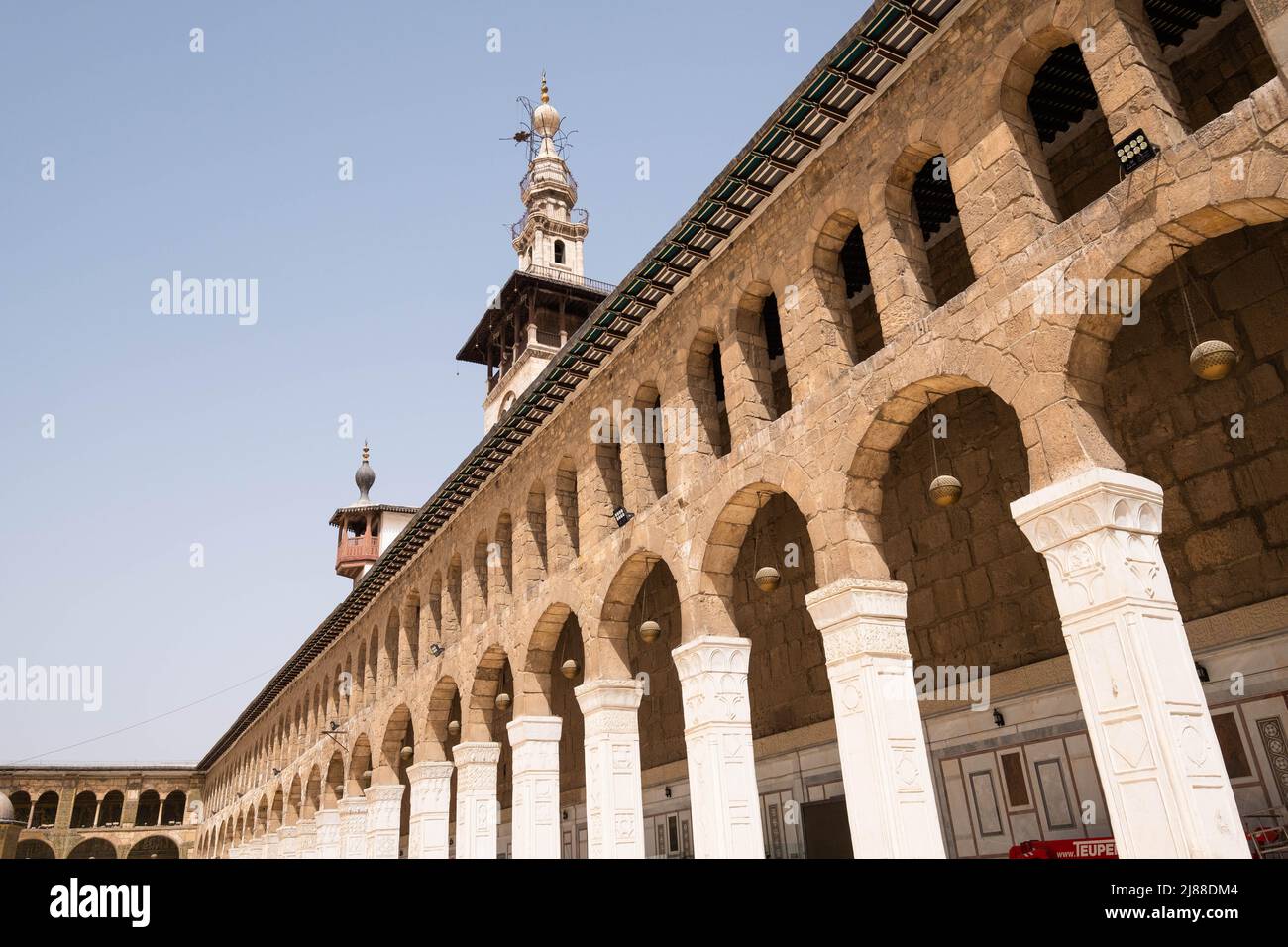 Damas, Syrie - Mai 2022 : la mosquée Omeyyade, également connue sous le ...