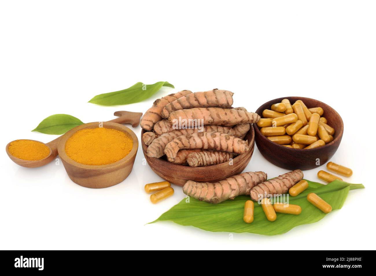 Feuille de curcuma Banque de photographies et d’images à haute ...