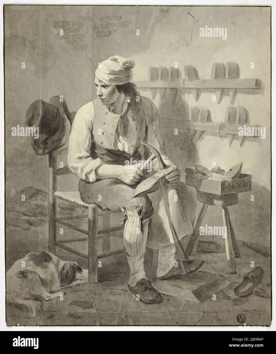 Shoemaker 19th century Banque de photographies et d’images à haute ...