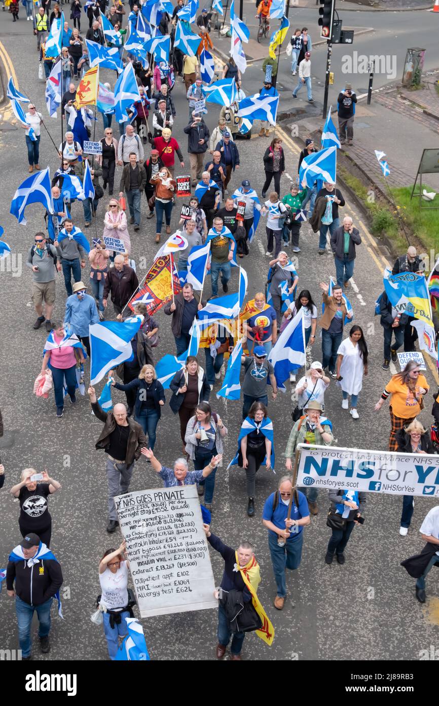 Glasgow, Écosse, Royaume-Uni. 14th mai 2022. Les supporters de l ...