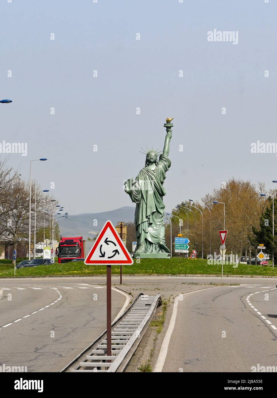 France alsace colmar statue liberty Banque de photographies et d’images ...