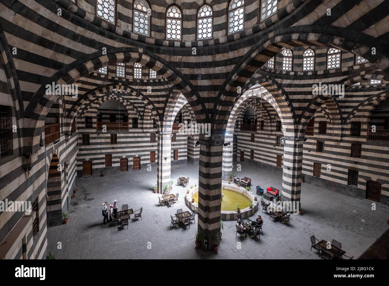 Damas, Syrie - Mai 2022 : architecture historique (Khan as'ad Pasha ...