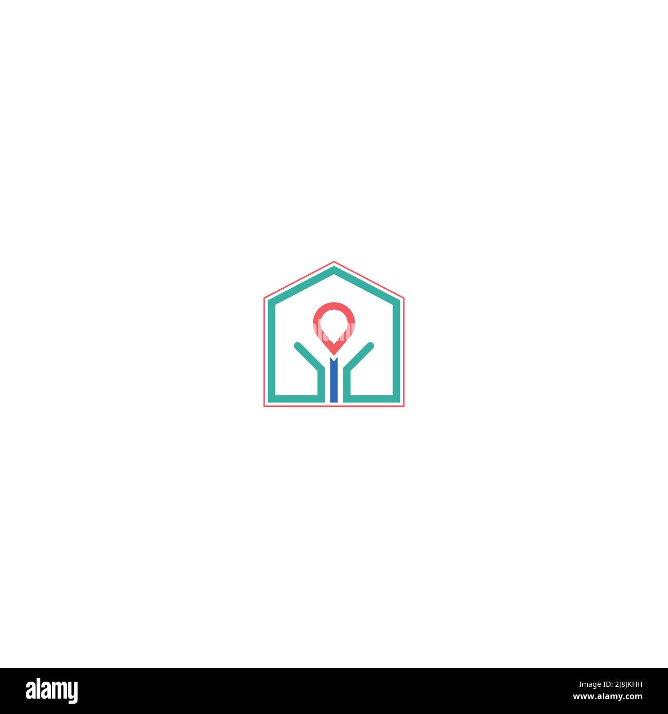 Icône d'emplacement du groupe de personnes. Rassembler les gens. Placer ...