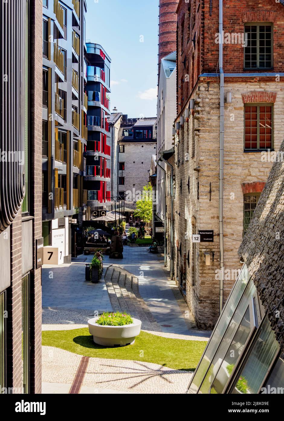 Tallinn rotermann quarter architecture Banque de photographies et d ...