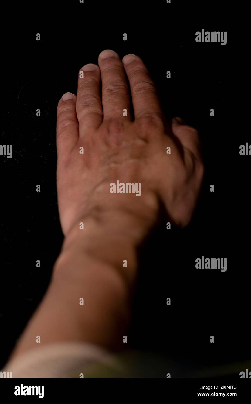 Veines protubérantes dans le corps humain, formes du corps humain ...