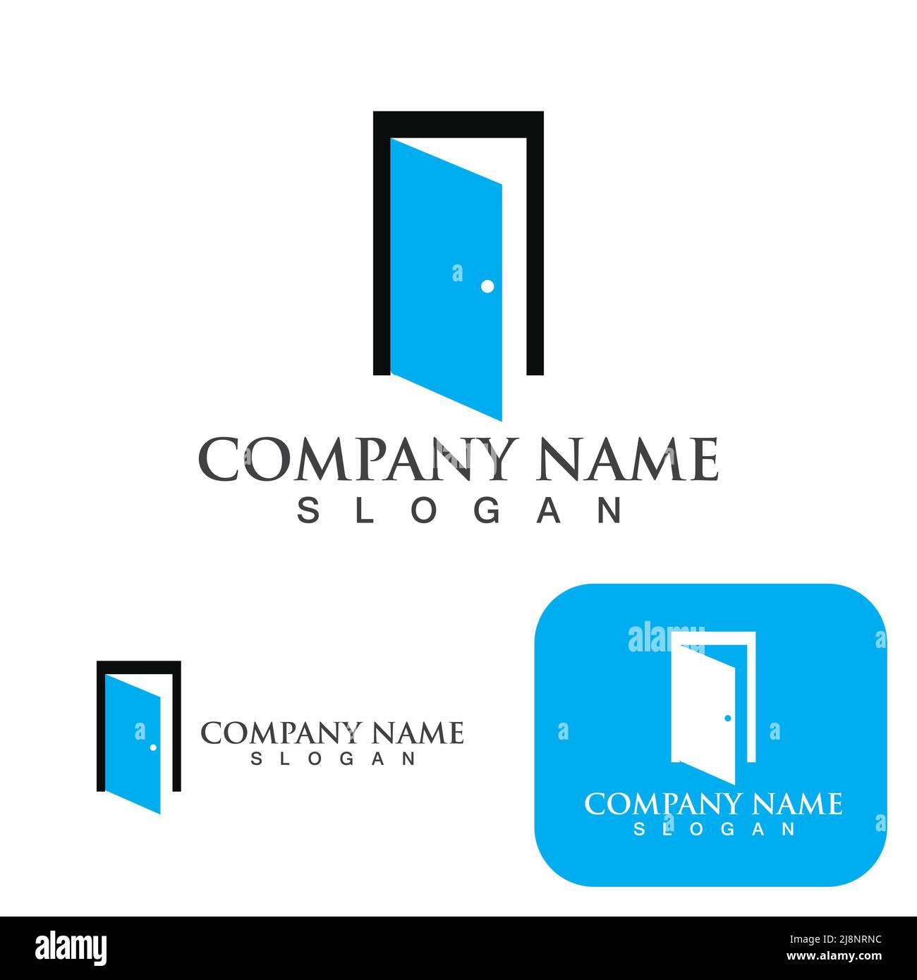 Logo de la porte Banque d'images vectorielles - Alamy