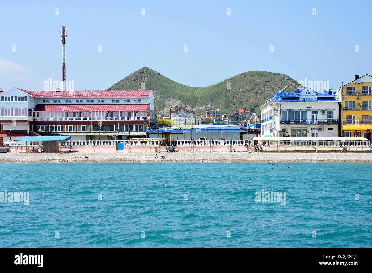 Paysage de mer. Mer Noire. Baie de Lisya. Echki-Dag. Crimée. Fédération ...