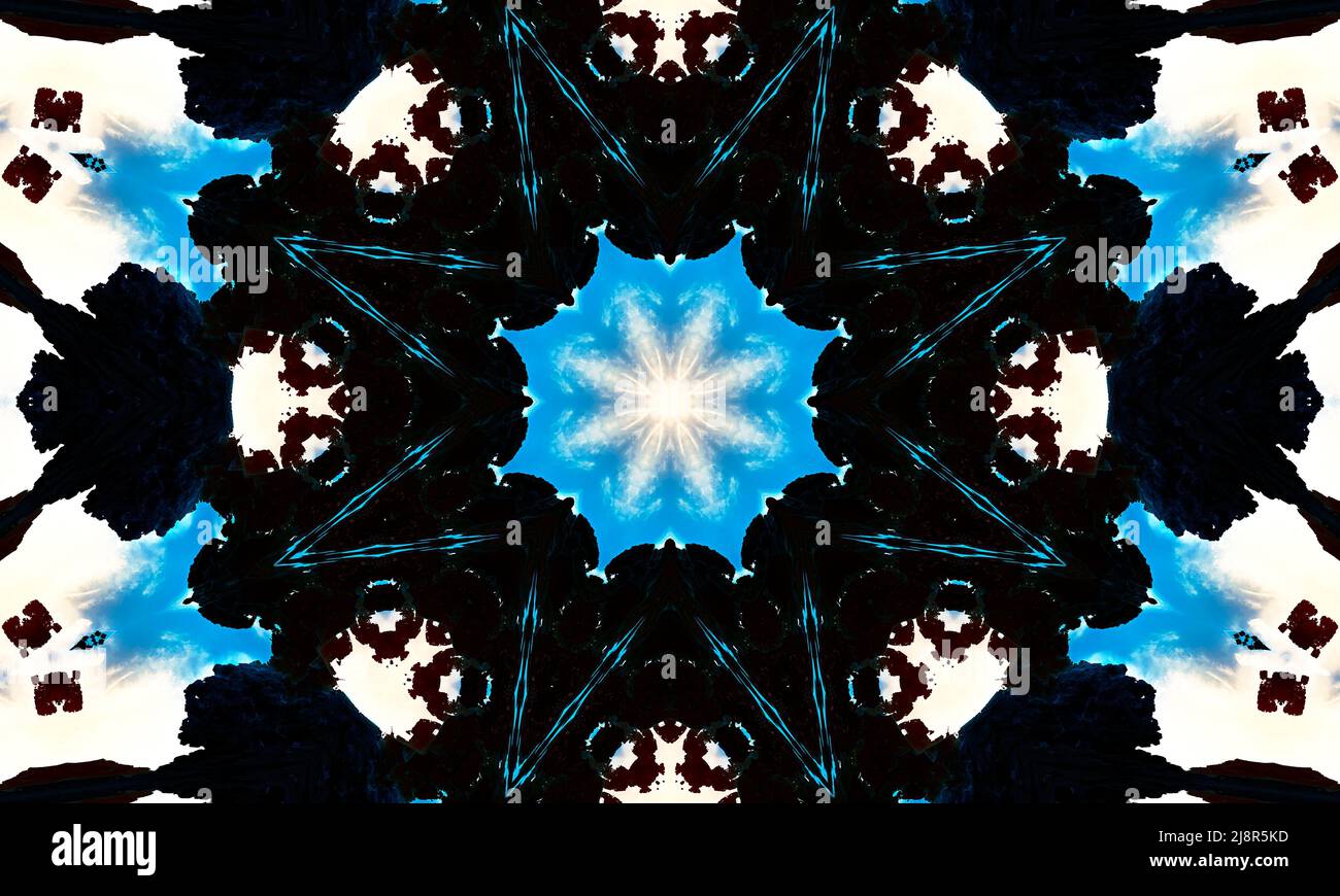 Rorschach inkblot test kaléidoscope. Test de diagnostic psychique ...