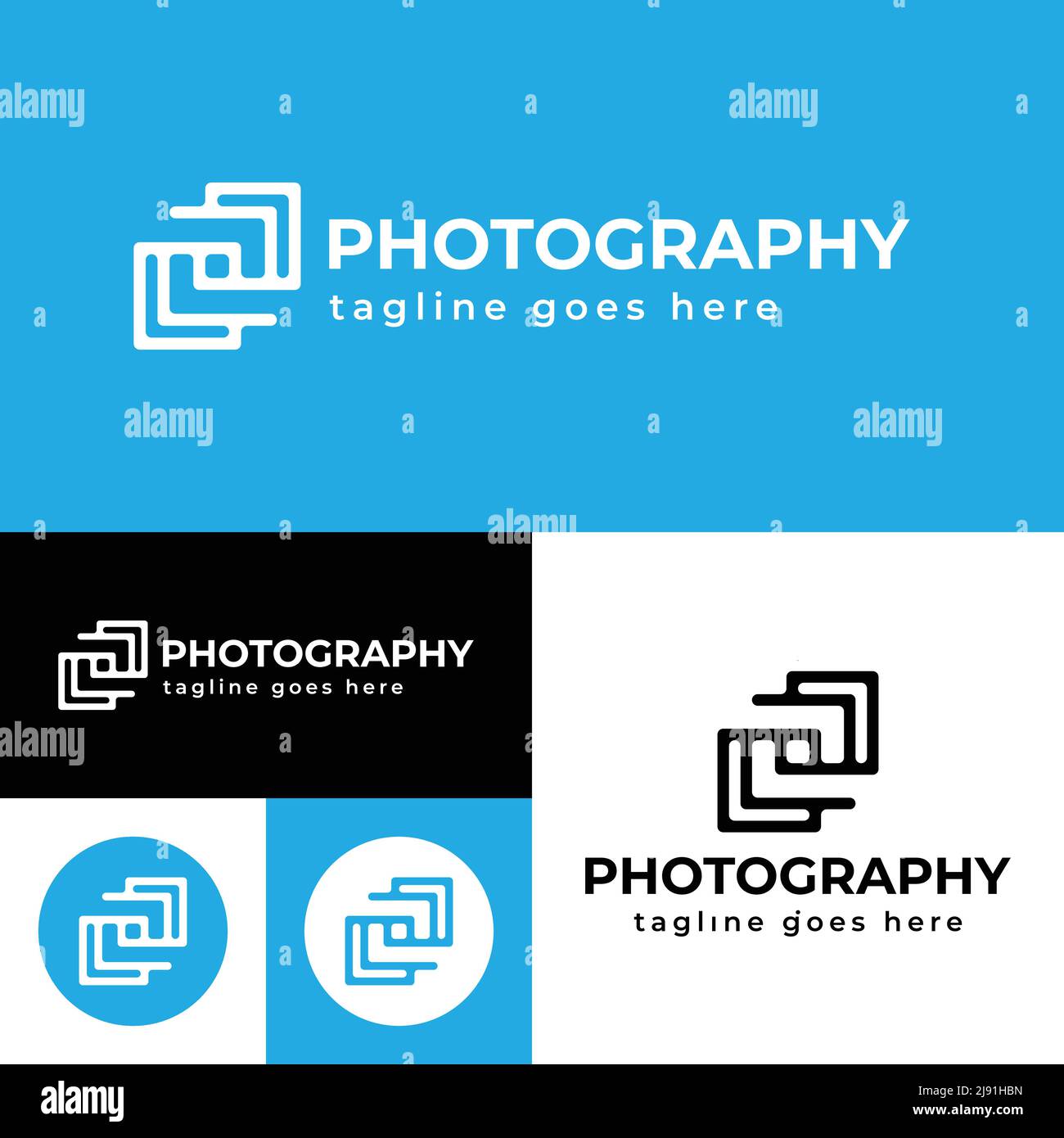 Caméra cinéma logo Banque d'images vectorielles - Alamy