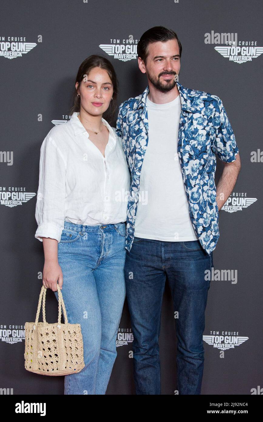 Marie-Ange Casta et son mari Marc-Antoine le BRET participent à la ...
