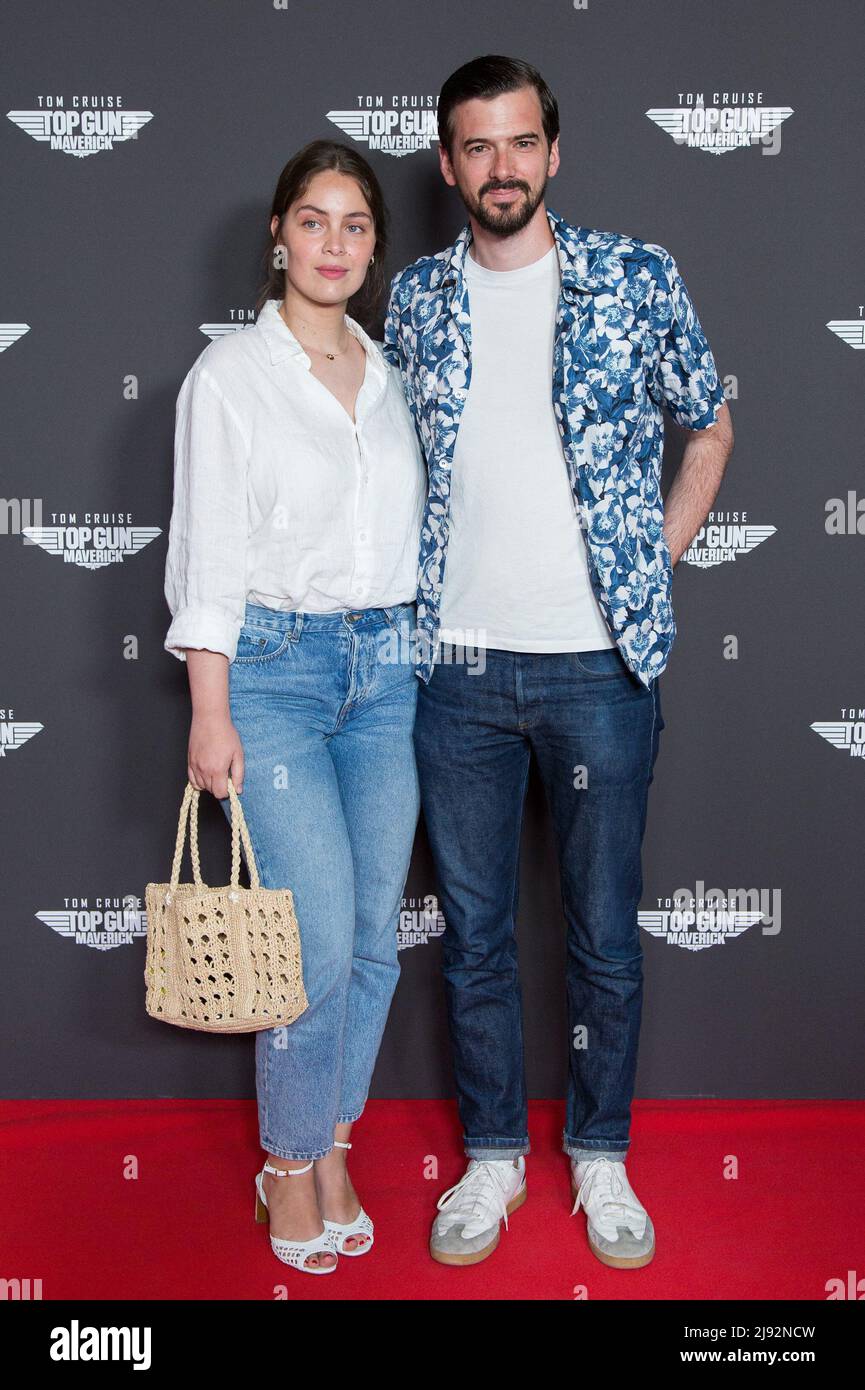 Marie-Ange Casta et son mari Marc-Antoine le BRET participent à la ...