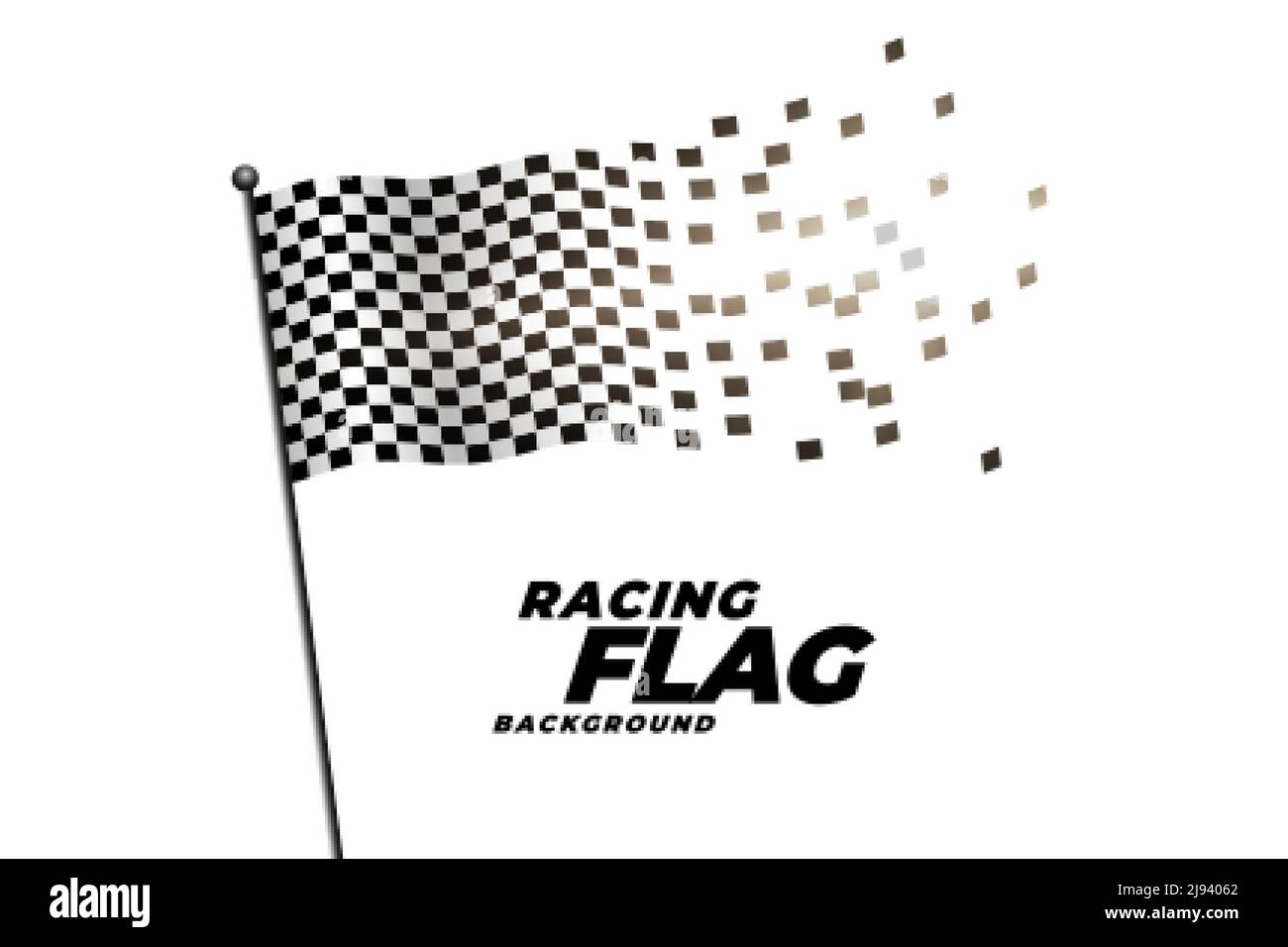 Drapeau de la formule 1 Banque d'images détourées - Alamy