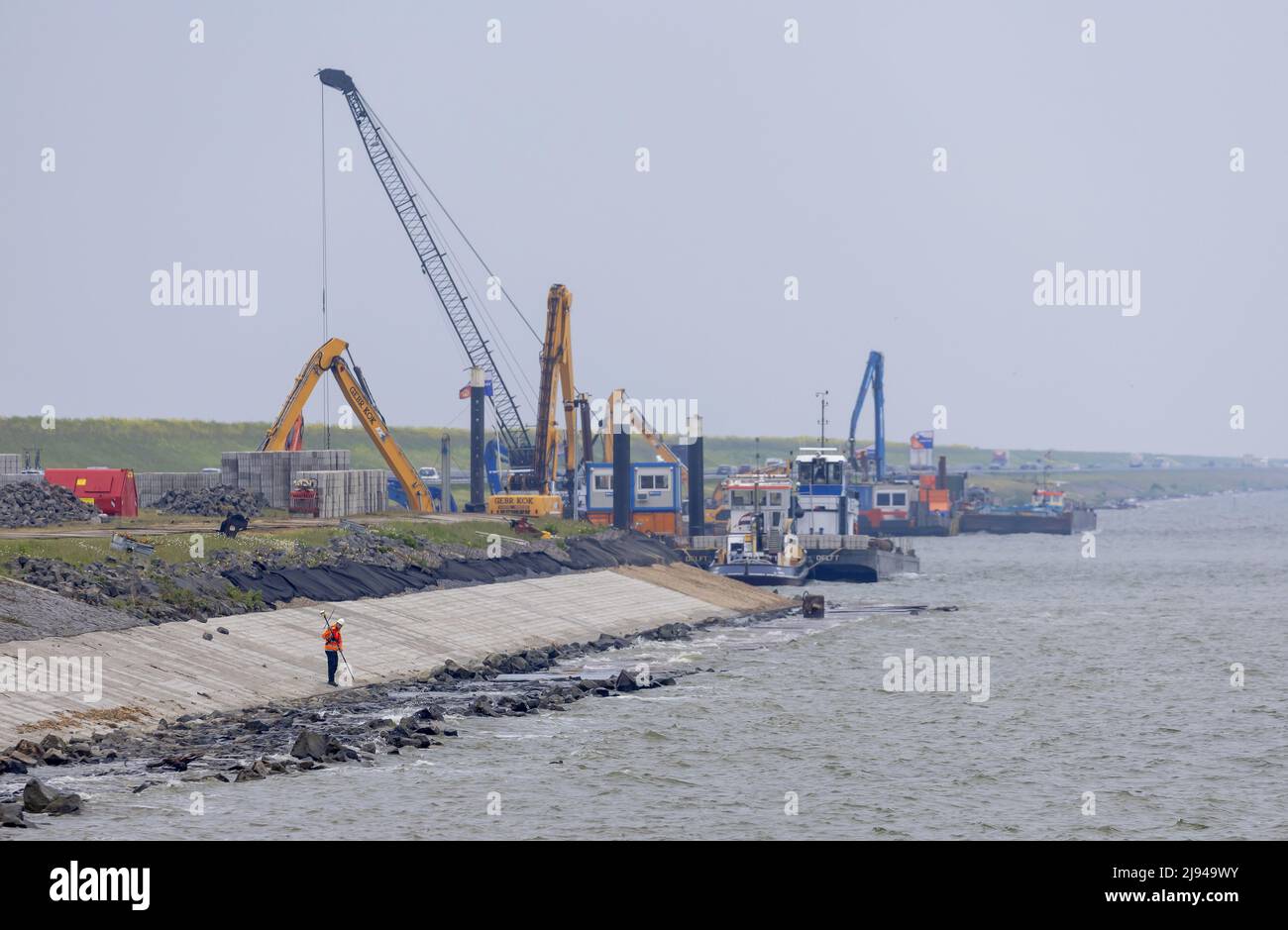 2022-05-20 12:59:57 BREEZANDDIJK - travail sur l'Afsluitdijk. La ...