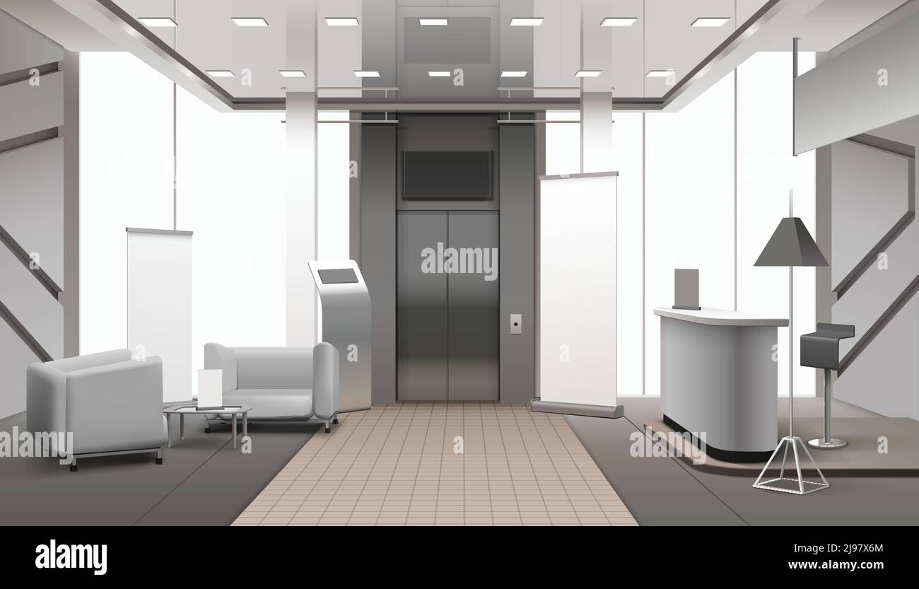 Plafond du hall moderne Banque d'images vectorielles - Alamy