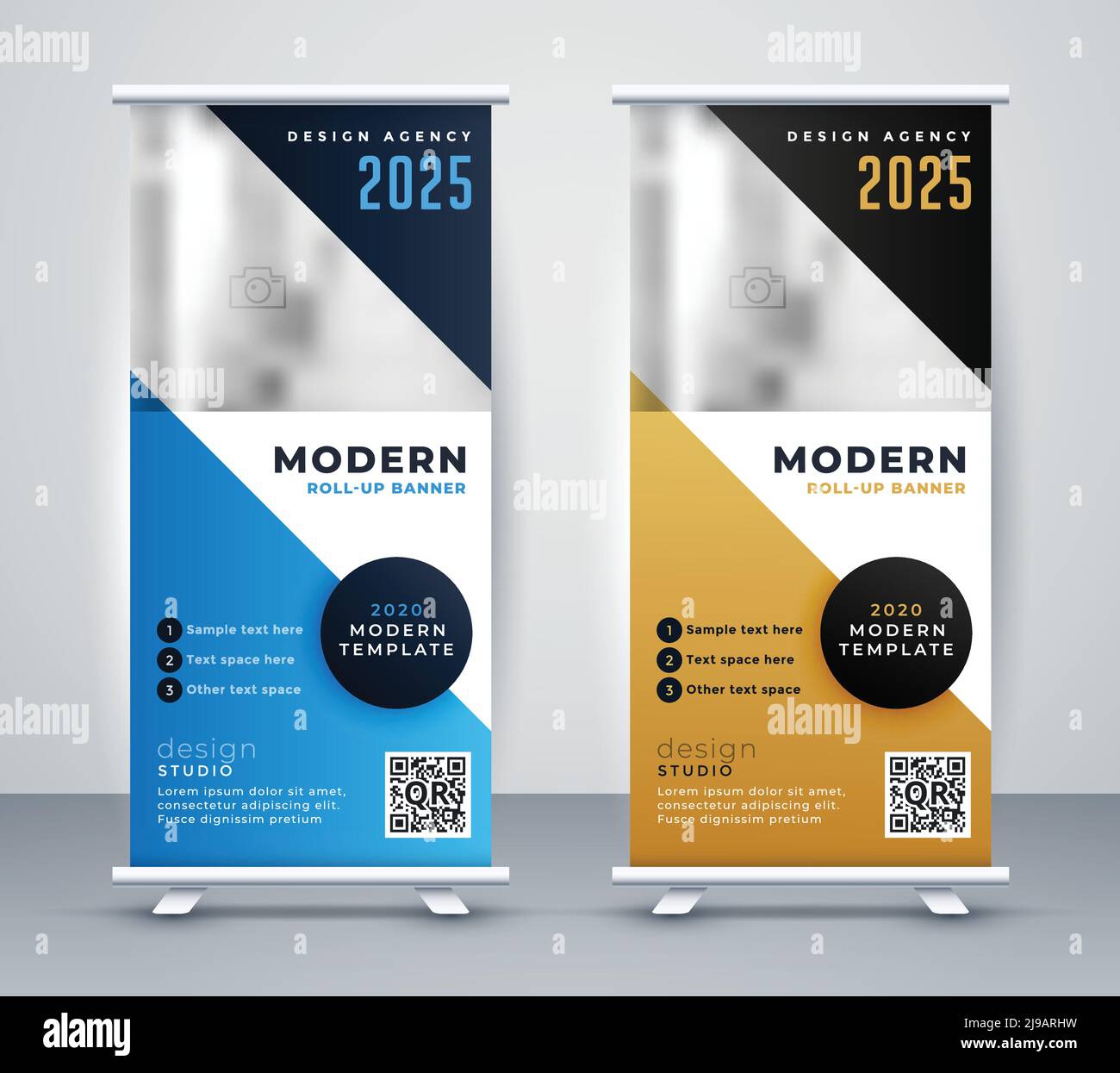 Standee roll up banner design Banque de photographies et d’images à ...