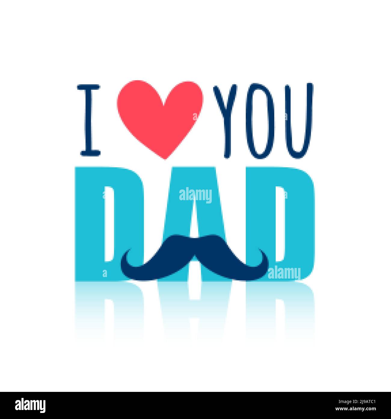 Je t'aime papa Banque d'images détourées - Alamy