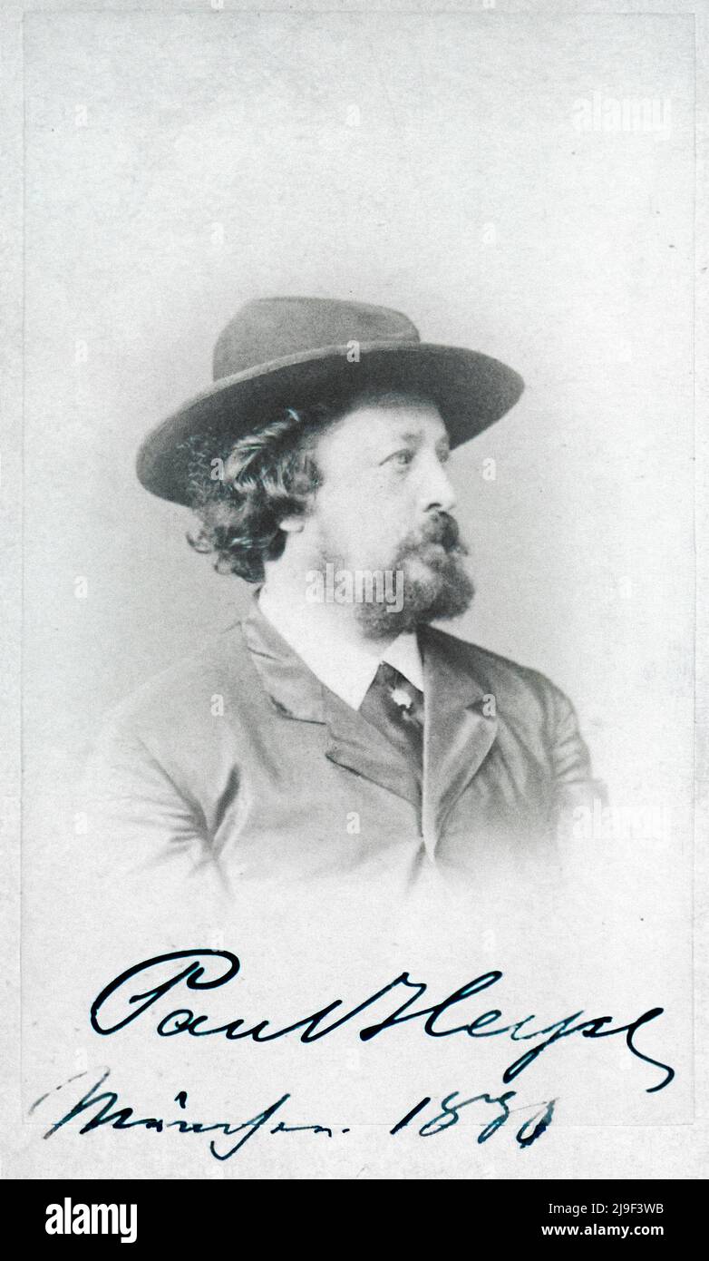 Photo vintage de paul heyse Banque de photographies et d’images à haute ...